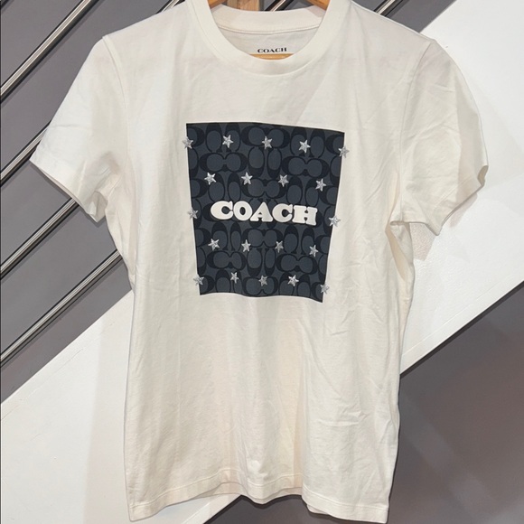Coach | Shirts | Coach Signature Square Tshirt | Poshmark
